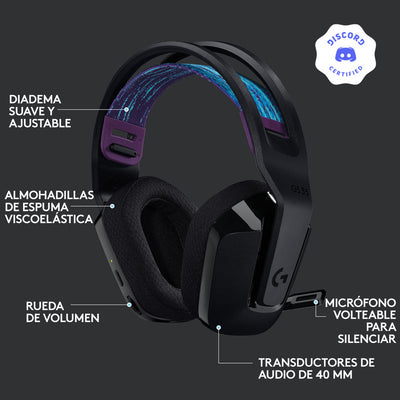 Diadema Gamer Inalámbrica Logitech G535 Lightspeed, Pc/ps5|4 – Logitech ...