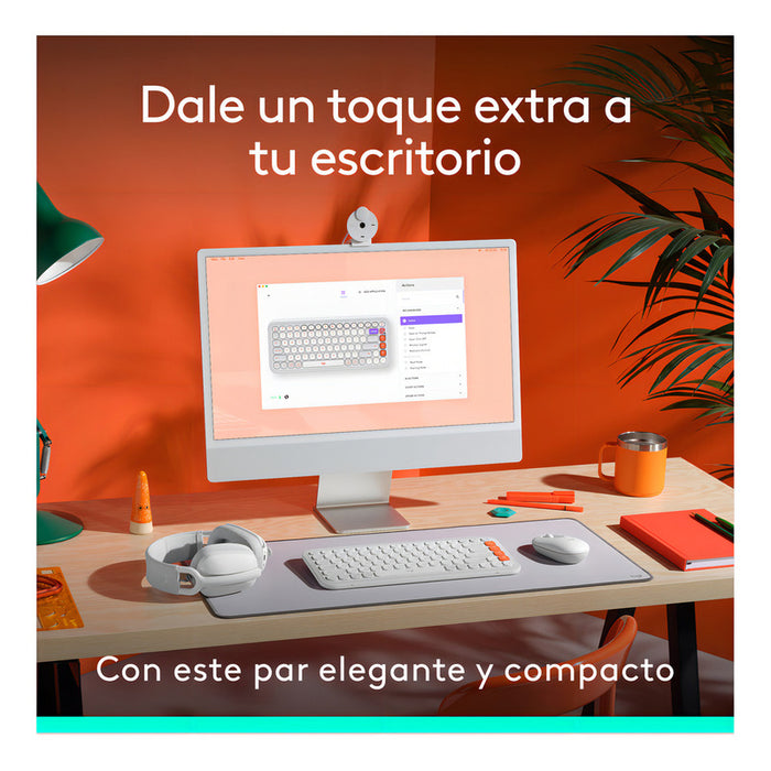 Combo Logitech POP Icon Teclado y Mouse Bluetooth SilentTouch Multidis ...
