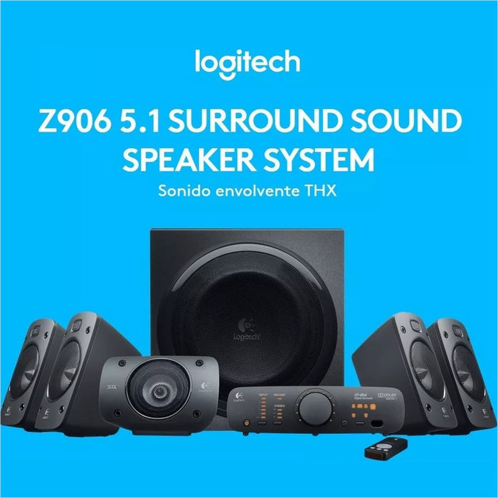 Altavoces 5.1 Logitech Z906 con Certificación THX, 500 Watts RMS – Logitech Store Colombia